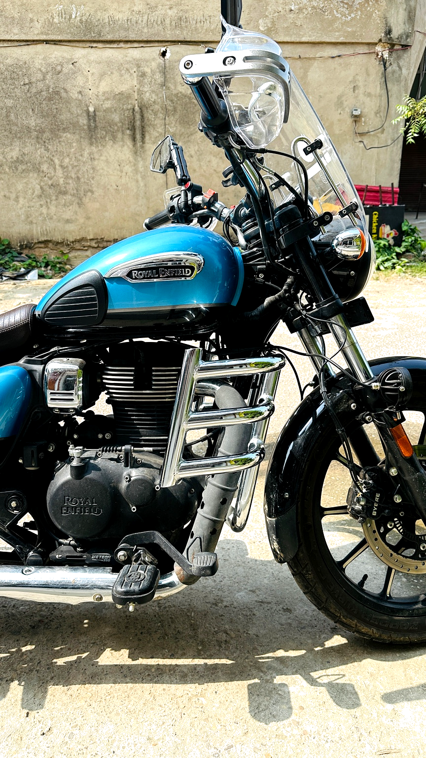 Airfly Leg Guard for Royal Enfield Meteor 350, Classic Reborn, New Sta ...