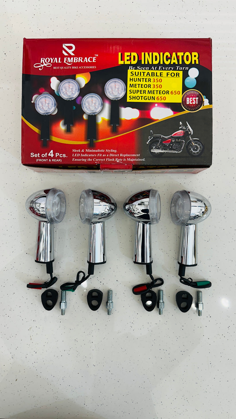 LED Indicators for Royal Enfield Meteor 350, Super Meteor 650 & Hunter ...