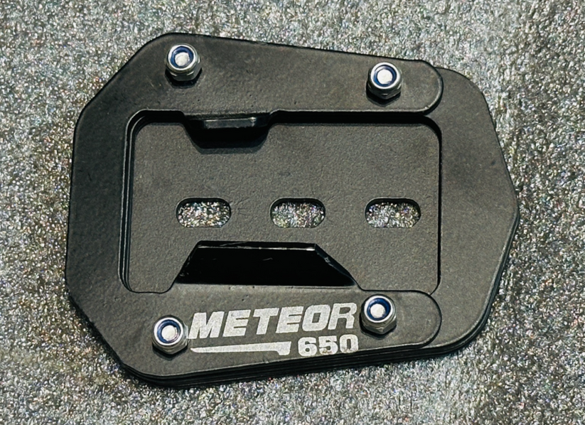 Side stand extender for super meteor 650 – Route Of Dreams